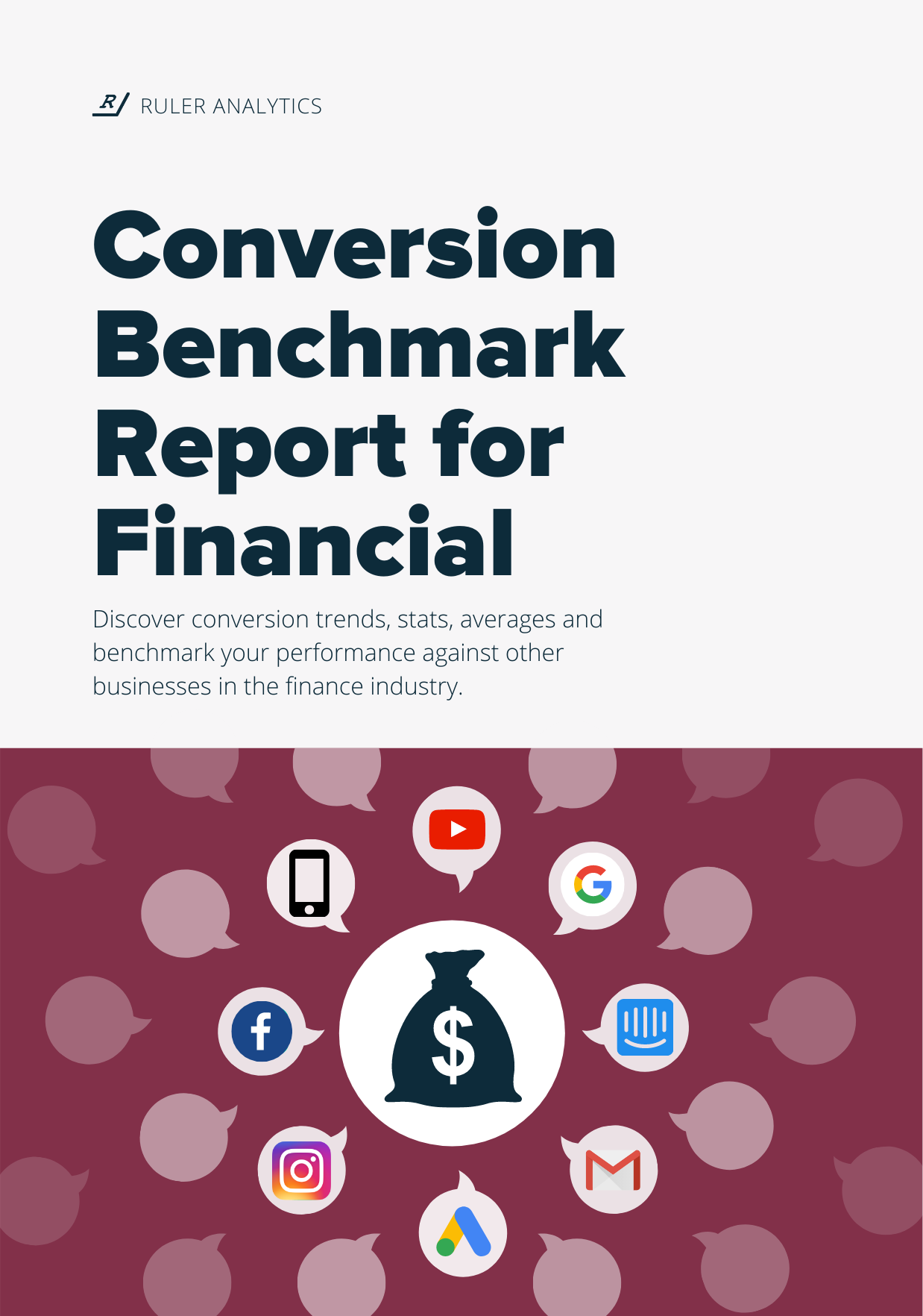 Conversion benchmark report for Financial | Ruler Analytics