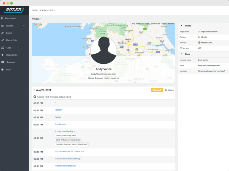 Tracking Individual Users in Google Analytics - Ruler Analytics